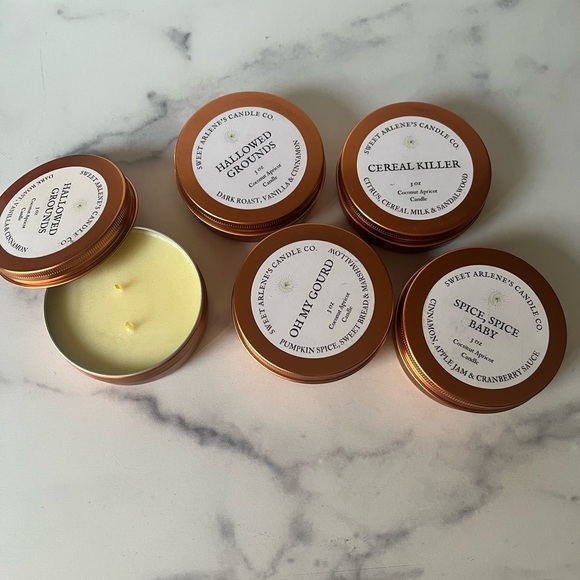 Hand Crafted | Accents | 3oz Mini Candle Various Scents | Poshmark